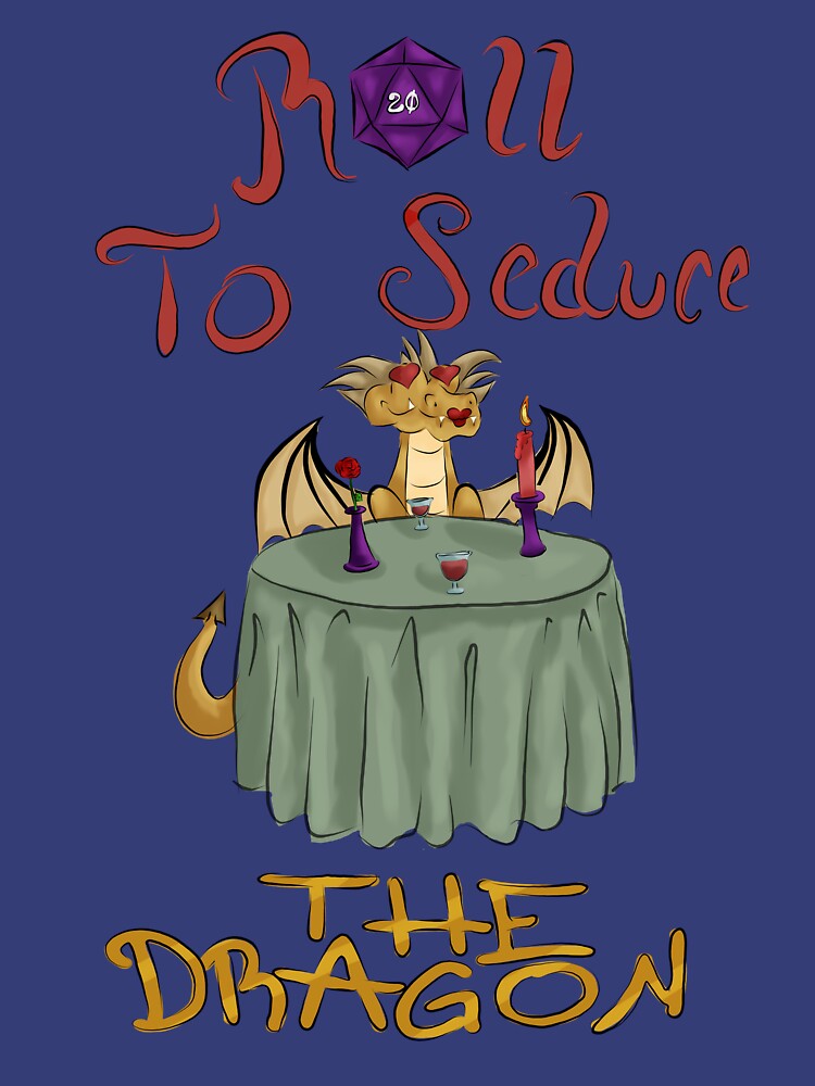 Roll To Seduce The Dragon Tank Top By Rhdcarts Redbubble
