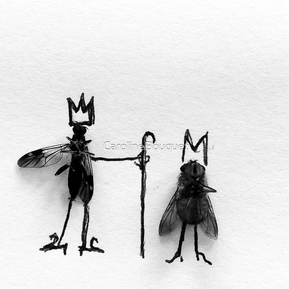 "Queen Fly flies queen" by CarolineBouquet | Redbubble