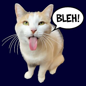 "Bleh P Cat Meme Face (Not Doing That Cat)" Poster for Sale by ...