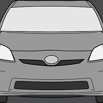 "Toyota Prius 2010-2015 gray color" Sticker for Sale by EdimDesign ...
