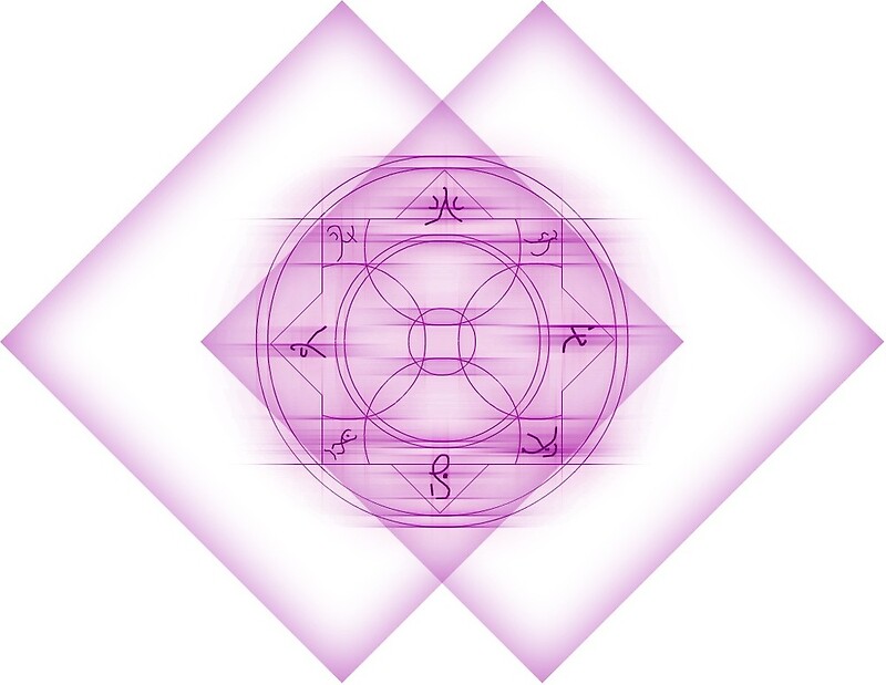 "Purple Magic Circle" by Krytus | Redbubble
