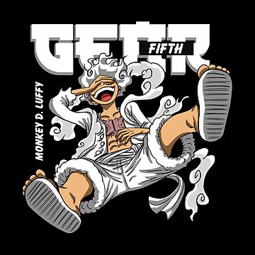 Pegatina for Sale con la obra «Quinto engranaje de Luffy» de EvilSkullofc | Redbubble