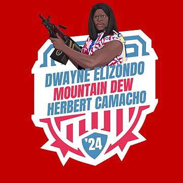 "Dwayne Elizondo Mountain Dew Herbert Camacho '24" Sticker for Sale by ...