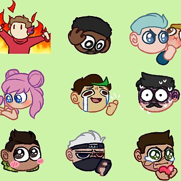 "Last Life Emote Sticker Pack" Magnet for Sale by -megaronii- | Redbubble