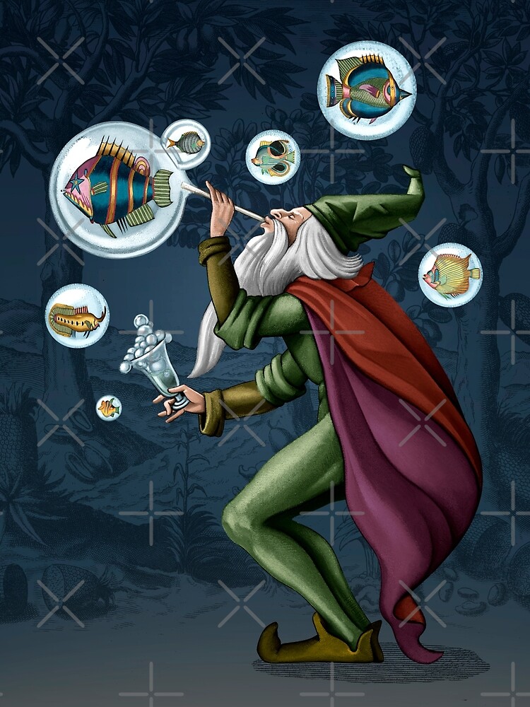 "Merlin, The Fish Charmer " by pepetto | Redbubble