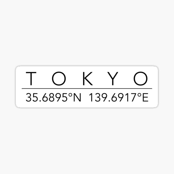 Tokyo Stickers | Redbubble