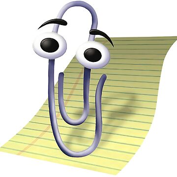 "Clippy | Office Assistant" Poster for Sale by Allampanato | Redbubble