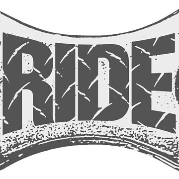"Ride" Sticker for Sale by esskay | Redbubble