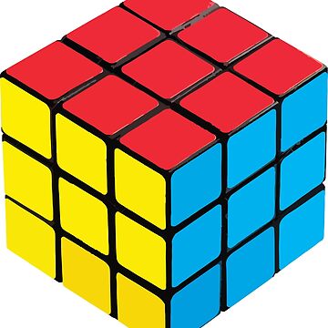 "Rubix Cube Hex Sticker" Sticker for Sale by blakethedead | Redbubble