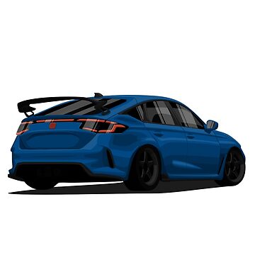 "Honda Civic FL5" Poster for Sale by eNZedart | Redbubble