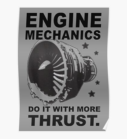Aircraft Engine Posters | Redbubble