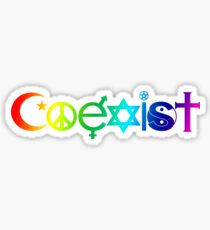 Coexist Stickers | Redbubble