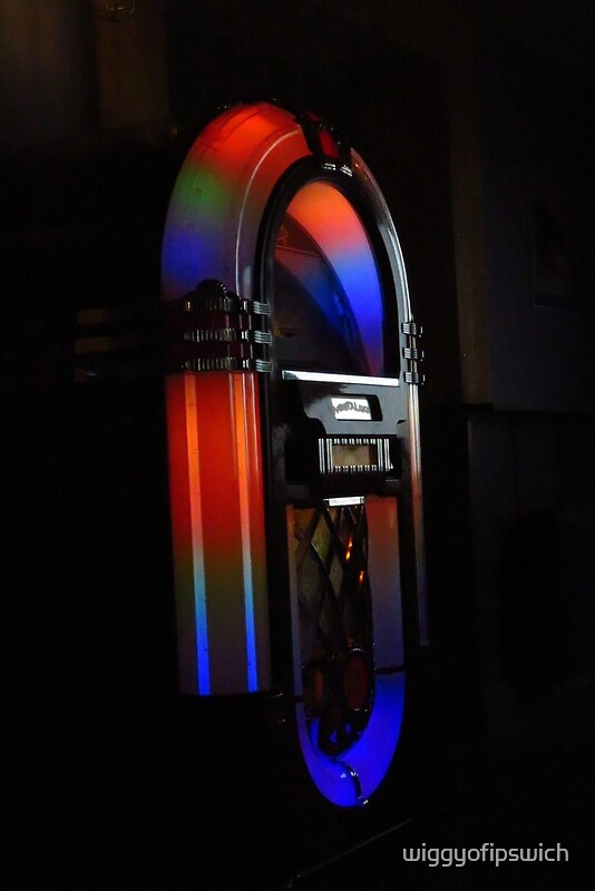 "Jukebox ( Orange, Blue & Green )" by wiggyofipswich | Redbubble