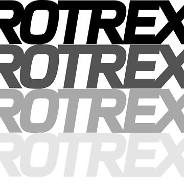 "Rotrex Logo Gradient" Sticker for Sale by Rotrex | Redbubble
