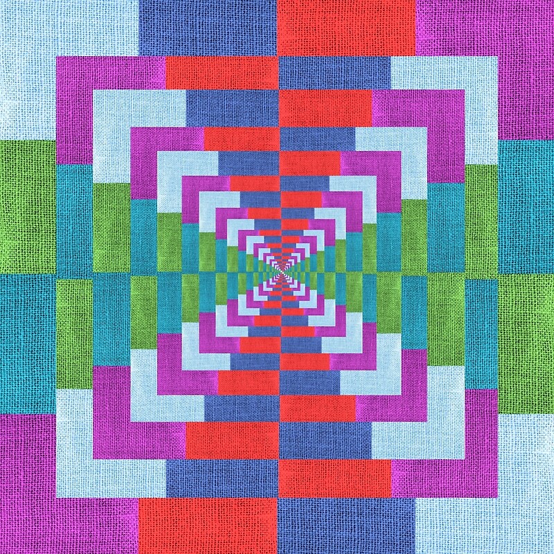 "patchwork 3D effect pattern." by hcarts | Redbubble
