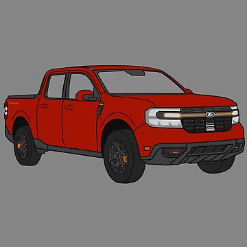 "Ford Maverick Hot Pepper Red Tremor" Sticker for Sale by Yensid1971 ...