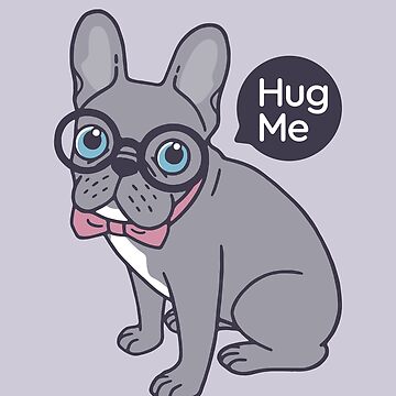 "Hug me, cute Lilac Frenchie needs a hug " Pillow for Sale by Chee Sim ...