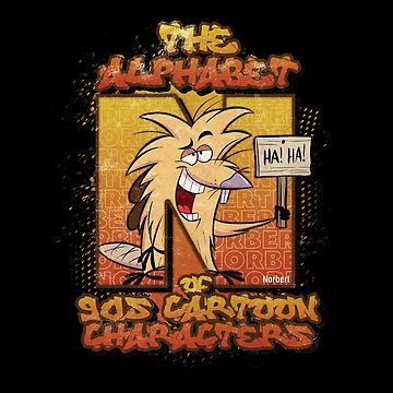 "The Alphabet of 90s Cartoon Characters Letter N is for Norbert ...