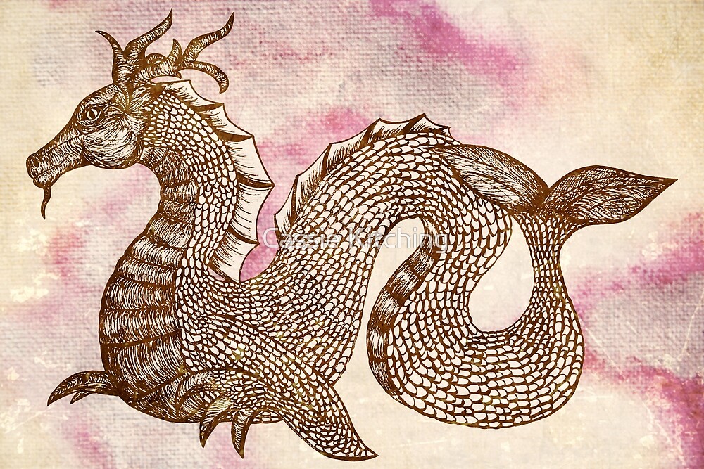 "Tiamat - Babylonia Mythology" by Cassie Robinson | Redbubble