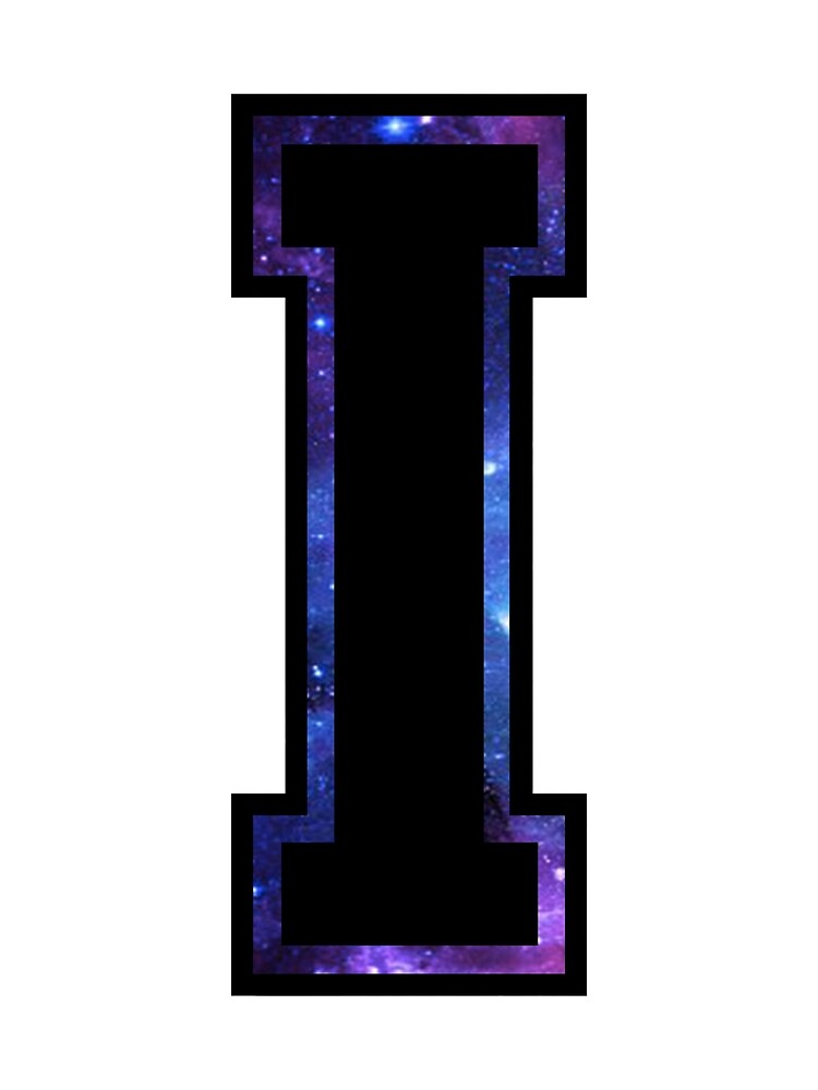 ""I" Varsity Letter" by BohemianDesignz | Redbubble