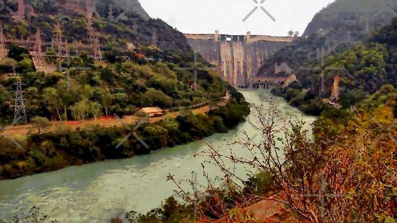 "Dam at Bhakra Nangal" by ashishagarwal74 | Redbubble
