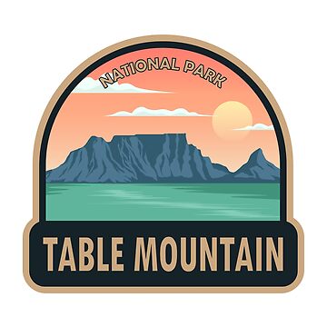 "Table Mountain National Park South Africa" Sticker for Sale by ...
