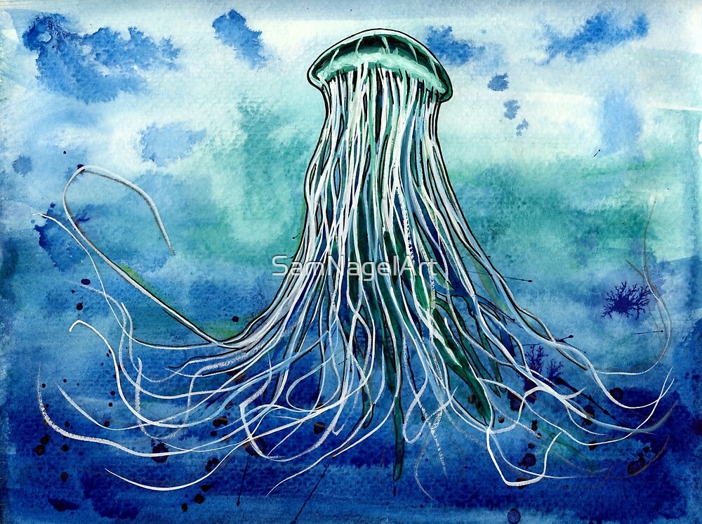 "Emperor Jellyfish" by SamNagel | Redbubble