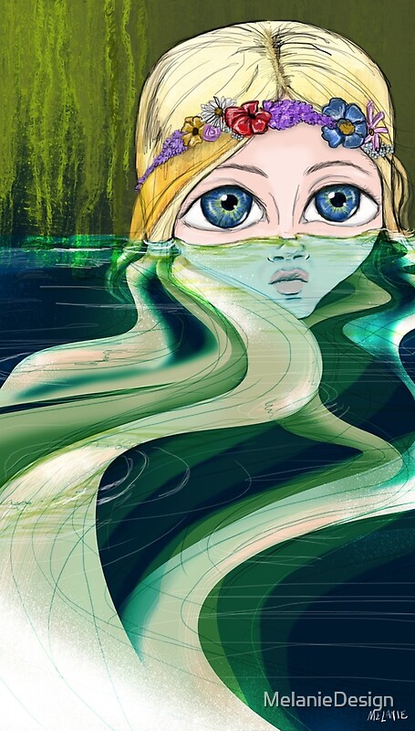 "Water Girl" by MelanieDesign | Redbubble
