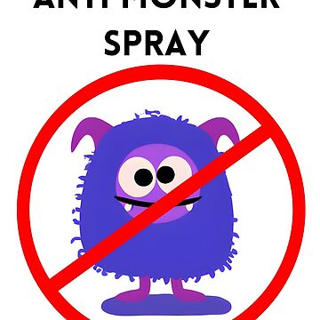 "Anti monster spray stickers" Sticker by FineArtworld7 | Redbubble