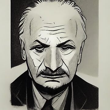 "Martin Heidegger " Poster for Sale by ComicsFactory | Redbubble