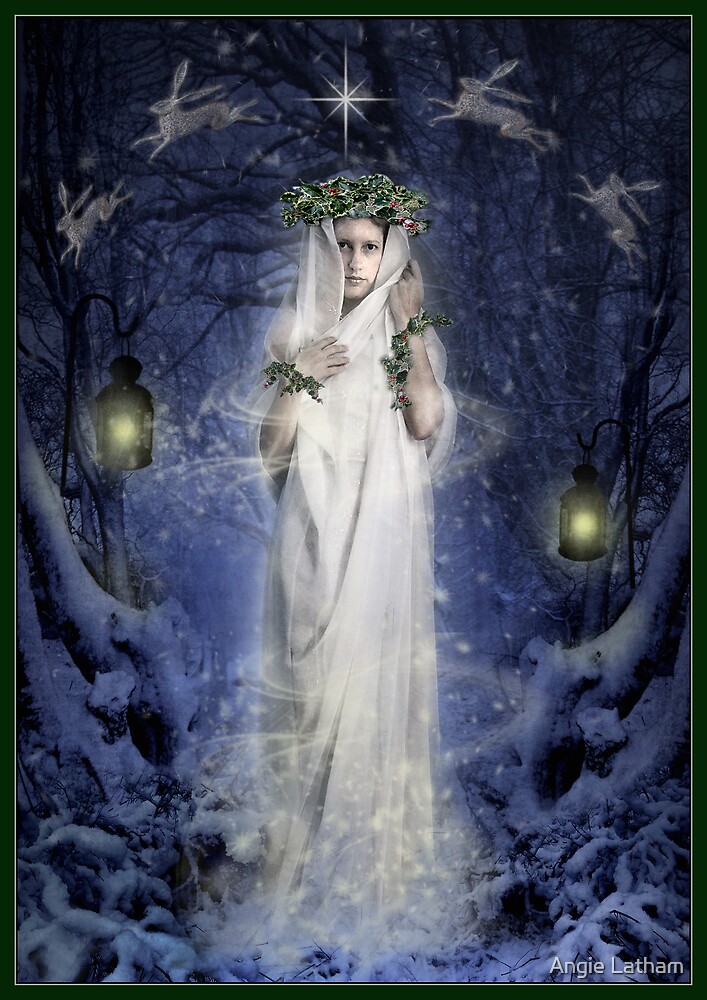 "Yule Goddess" by Angie Latham | Redbubble