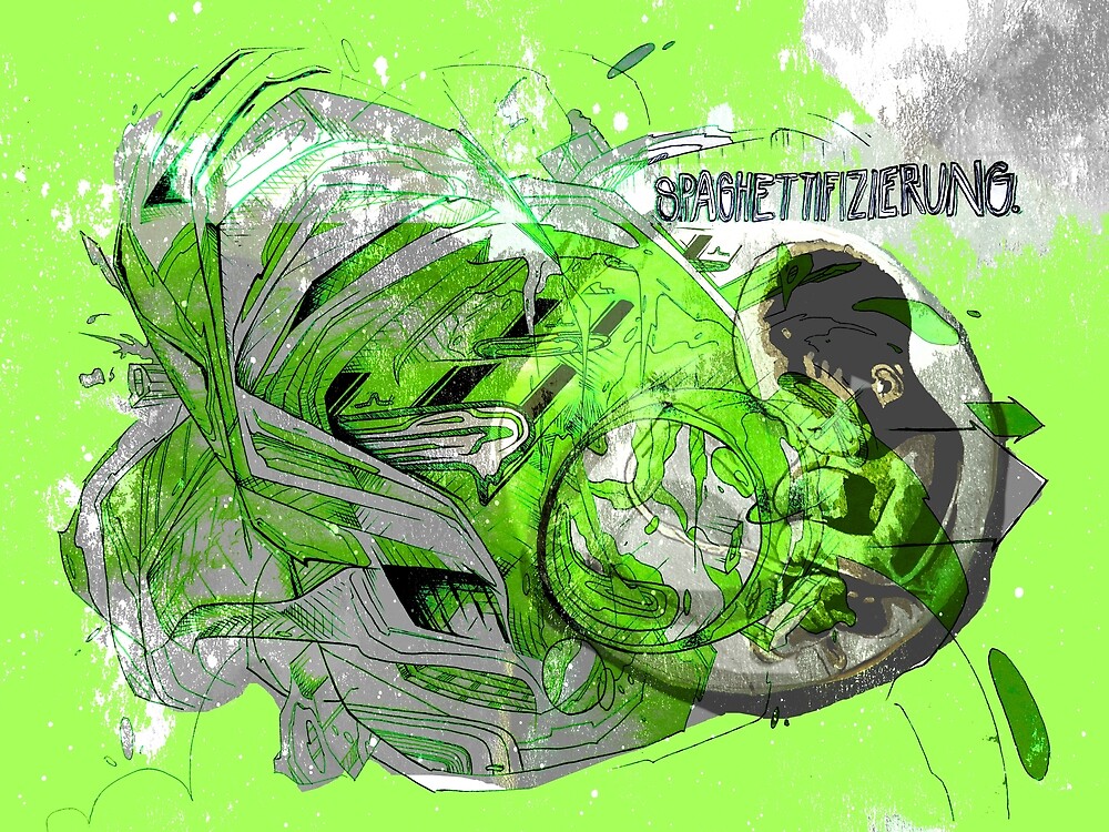 "SPAGHETTIFICATION birth" by ARTito | Redbubble