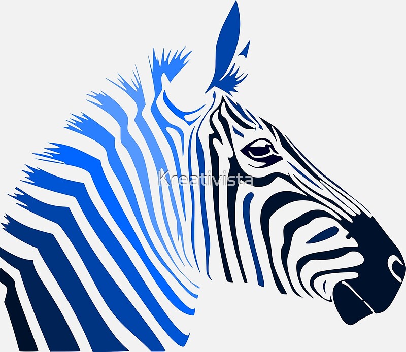 "Zebra; Punk zebra" by Kreativista | Redbubble