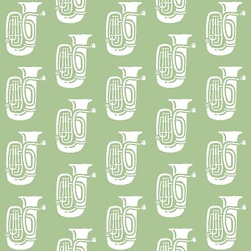 "Tuba" Sticker for Sale by tonymagnerart | Redbubble