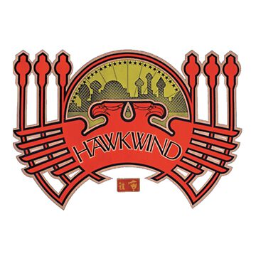 "HAWKWIND - BAND - UNISEX 1" Sticker for Sale by GrassShackni | Redbubble
