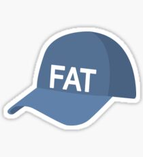 Fat Cap: Stickers | Redbubble