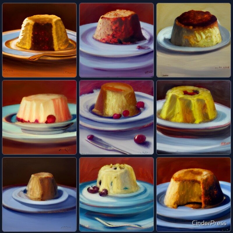 "British Pudding art" by CinderPress | Redbubble