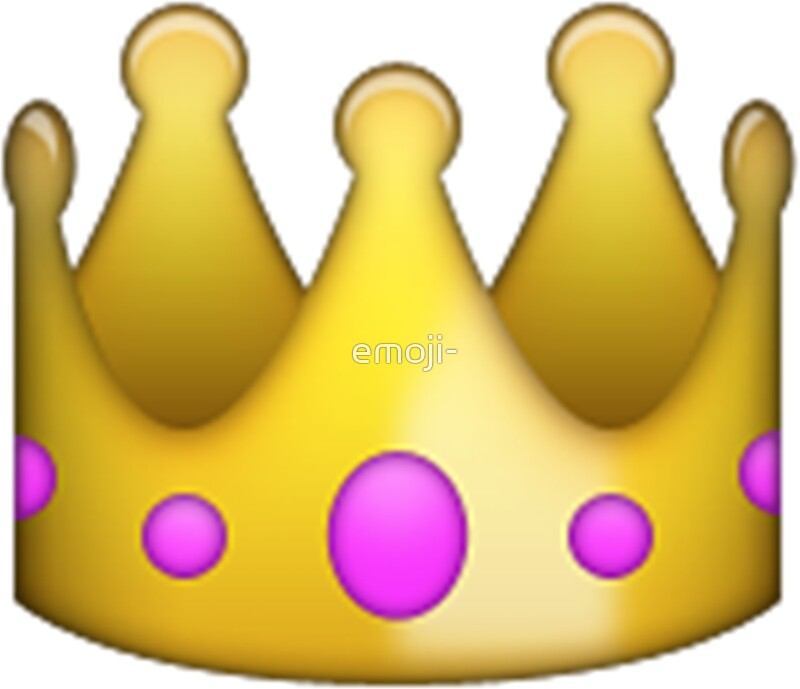 Krone Emoji: Sticker | Redbubble