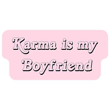 "Taylor Swift Karma Sticker" Art Board Print for Sale by maddiemercer ...