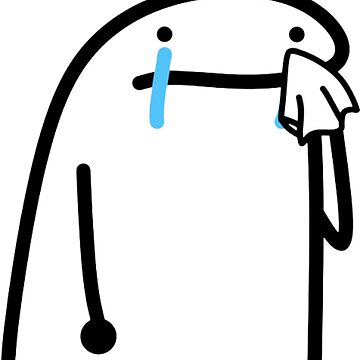 Pegatina con la obra «Sad Flork Meme» de florkmeme | Redbubble