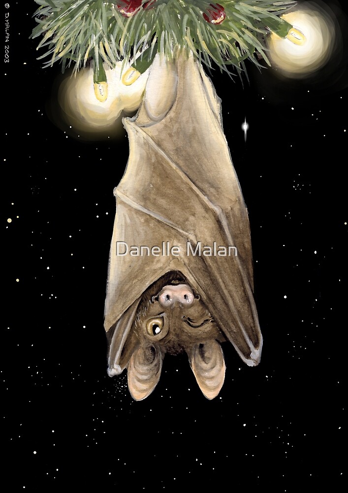 "African Christmas: Bat" by Danelle Malan | Redbubble