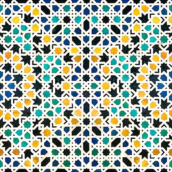 "Alhambra tessellation" Photographic Prints by puratura | Redbubble