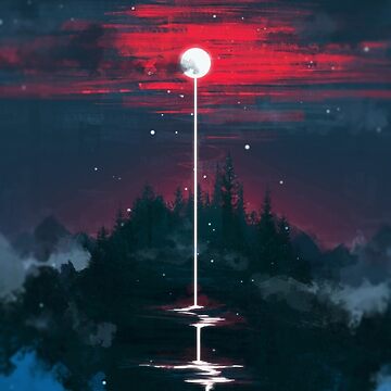 "Lunar Dripping" Postcard for Sale by SeerStuff | Redbubble