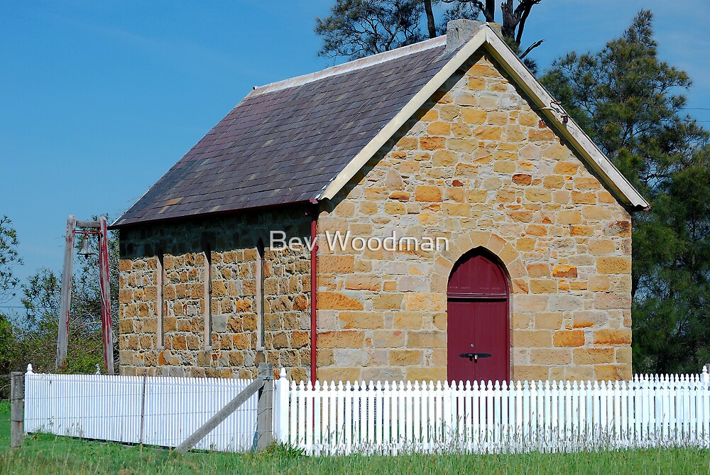 "Tomago House Church Circa 1861" by Bev Woodman | Redbubble