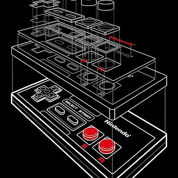 "Controller Exploded Schematic" Essential T-Shirt for Sale by ...