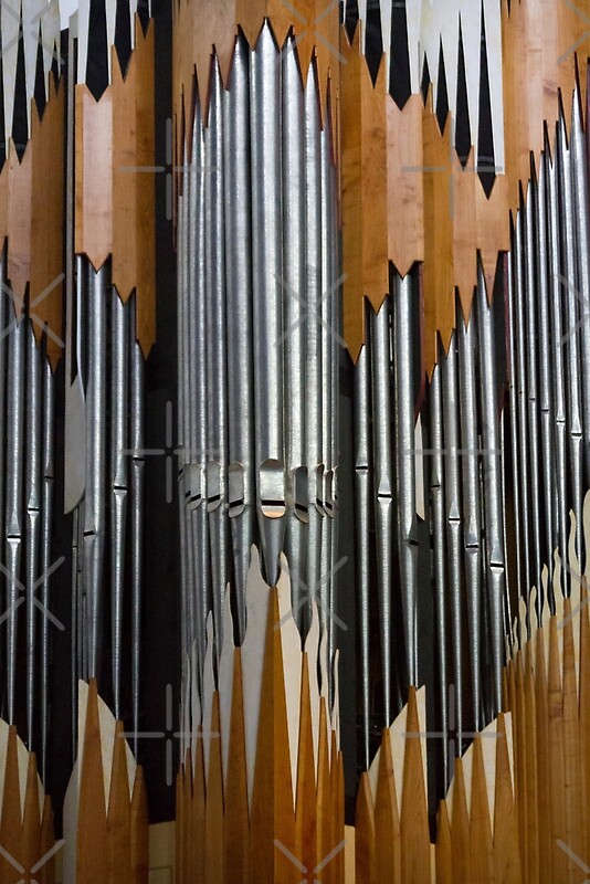 "Modern pipe organ" by Jenny Setchell | Redbubble