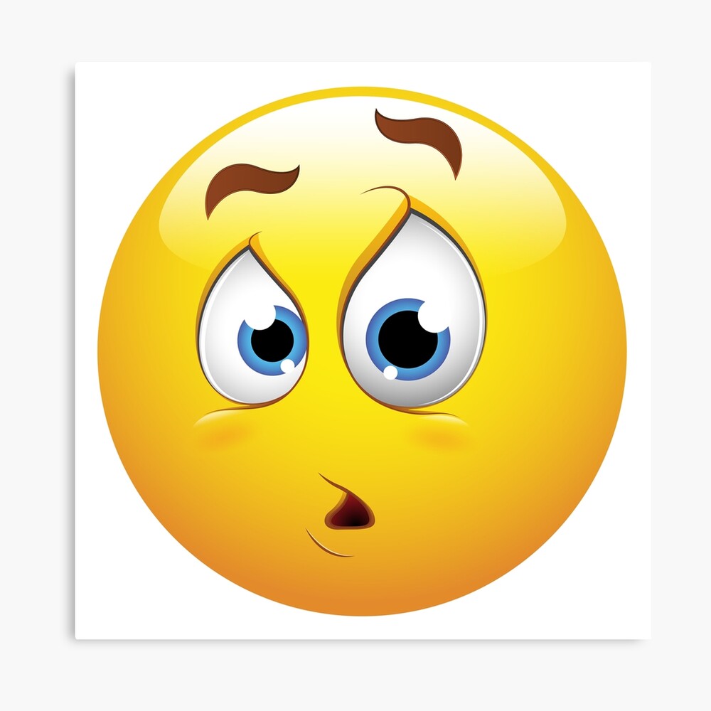 Quotconfused Smiley Face Emoticonquot Photographic Prints By