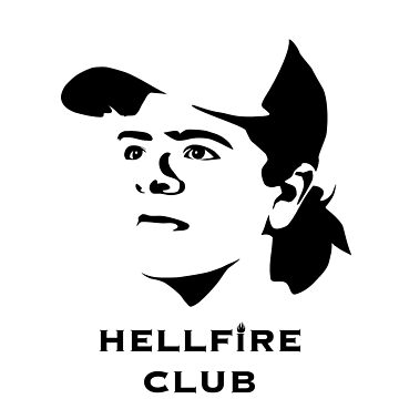 "Dustin Henderson Hellfire Club" Sticker for Sale by wyrneck | Redbubble