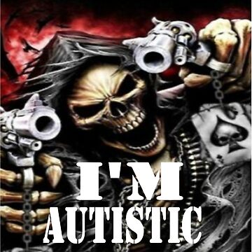 "I'm Autistic, skeleton meme" Poster for Sale by Shrewd Mood | Redbubble