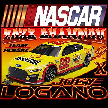 "2022 Champion Joey Logano" Poster for Sale by Vancity Race Designs ...